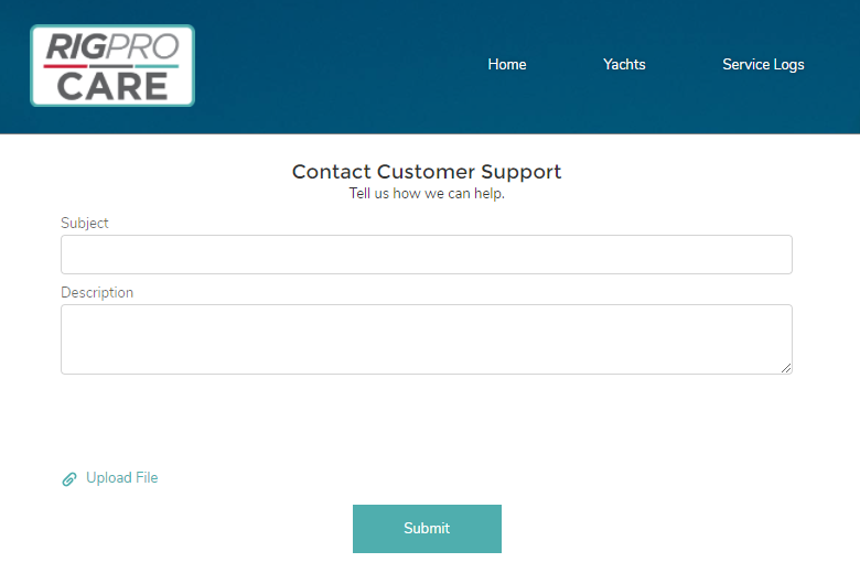 RigPro Care App 104 - Using cases to get in touch with us - RigPro